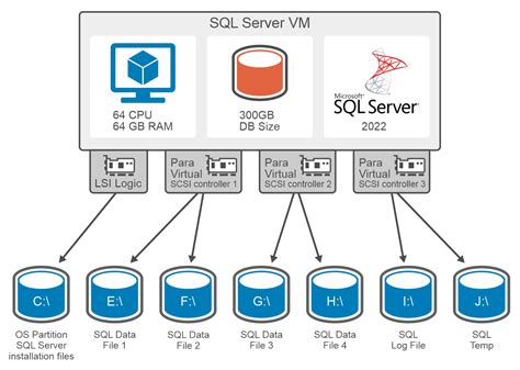 Sql Server Database Layout Sql Server 2022 On Dell Powerflex Using Vmware Virtualization