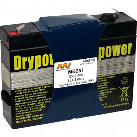 Mi Battery Experts Mb251 Mi Battery Experts Medical Battery Suitable