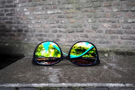 Premium Photo Close Up Of Sunglasses