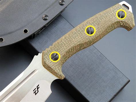 Eafengrow Ef137 Cuchillo De Hoja Fija Hoja De Acero N690 De 2 Pulgadas