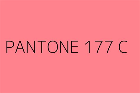 Pantone 177 C Color Hex Code