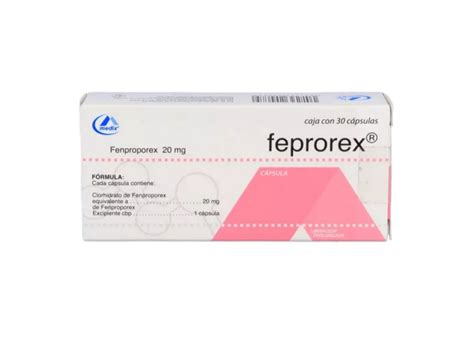 Feprorex 20mg 30 Cápsulas Ana Monterrey