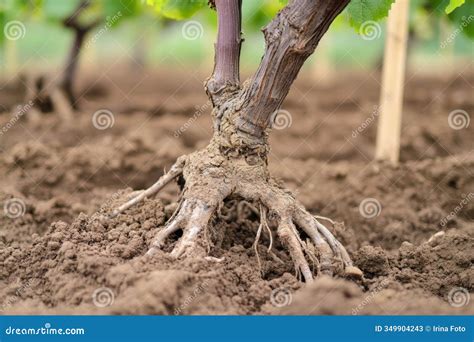 Tree Root System Illustrating Deep Soil Absorption And Connection To