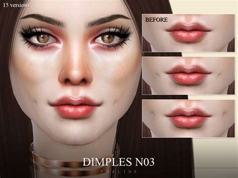 Sweet Dimples Lip Contour In 5 Styles For Your Sims Found In Tsr