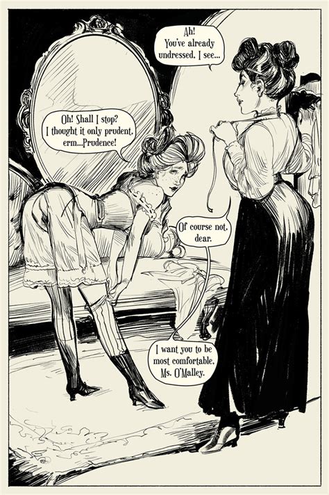 Rule 34 Ass Bent Over Black And White Bloomers Victorian Comic