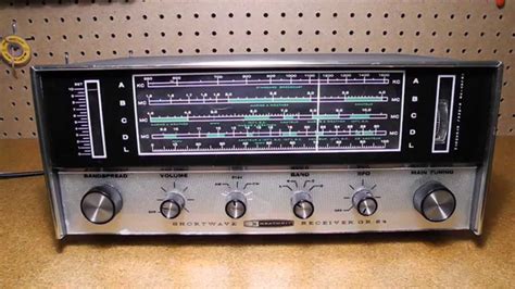 The Heathkit Gr 64 Shortwave Receiver Youtube