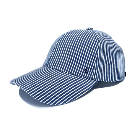 Le Chapoté Unisex Casquette Raye Bleu Plank Lab Dk