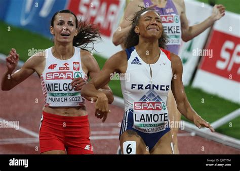 Renelle Lamote Of France Finale Womens 800m During The European