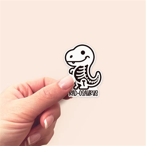 Rad Osaurus Rex Sticker