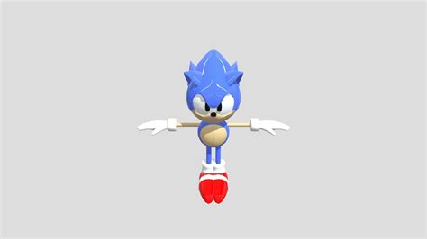 Early 90s Super Sonic Model Download Free 3d Model By The Irishman