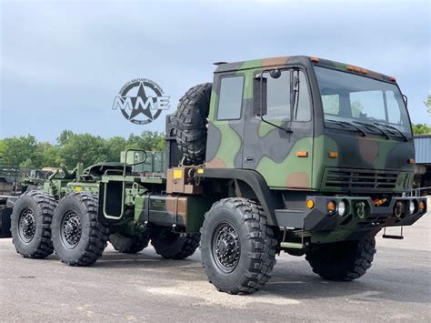 2002 Stewart And Stevenson M1088a1 5 Ton 6x6 Military Semi Truck Tractor