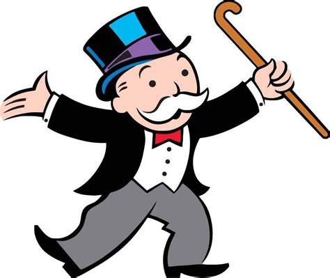 1349 Monopoly Man Decal Removable Wall Sticker Decor Art Game Room