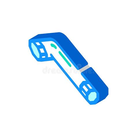 Square Key Assembly Furniture Isometric Icon Vector Illustration Stock