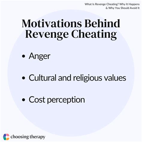 7 Reasons To Avoid Revenge Cheating