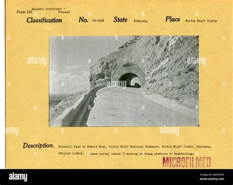 Mitchell Pass To Summit Road Scotts Bluff National Monument Original