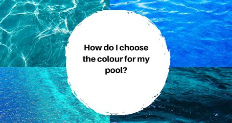 Compass Pools Newcastle How To Choose Pool Colour Compass Pool Centre