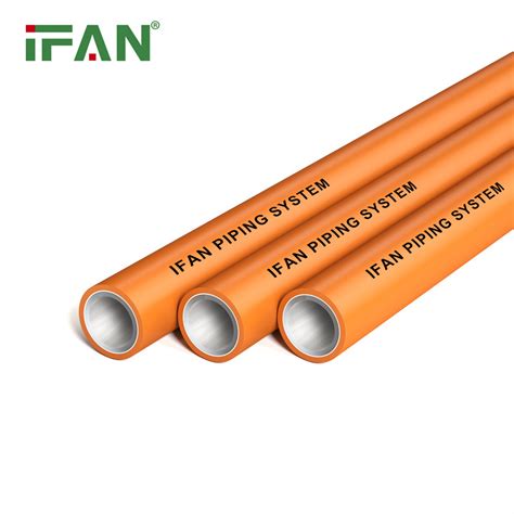 Ifan Hot Sale Water Pipe Aluminum Plastic Ppr Pipe Orange Ppr Tuyau
