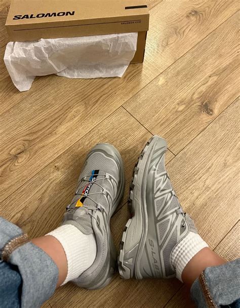 Salomon Xt6 Ghost Gray Salomon Ghost Grey Outfit Salomon Xt6 Grey