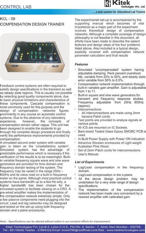 Temperature Sensor Trainer Kit Transducer Trainer Control Lab Trainer Buy Temperature