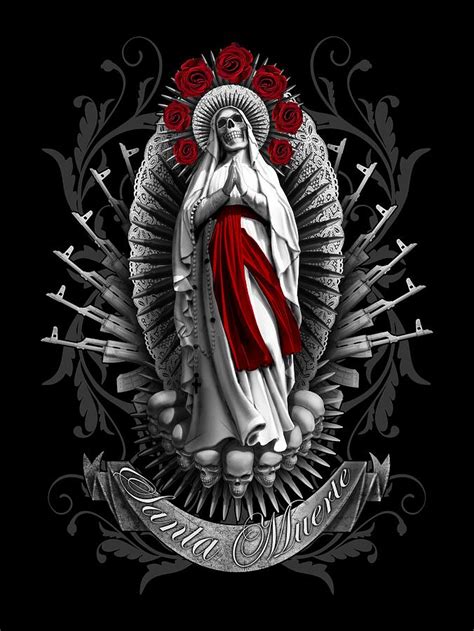 Santa Muerte 2 Digital Art By Syvorov Ilia Fine Art America