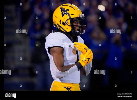 West Virginia Wide Receiver Winston Wright Jr During An Ncaa College Football Game Against