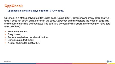 Александр Куцан Static Code Analysis In C Pptx Computer