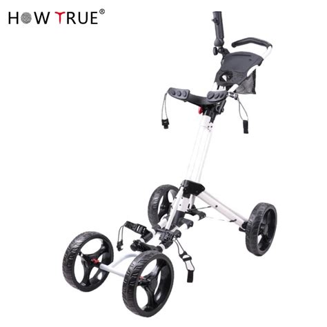 Hot Sale Outdoor Foldable Goft Club Push Pull Cart Lightweight Aluminum
