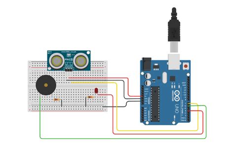 Circuit Design Κατασκευή κυκλώματος Arduino με Sonar Sensor Led και