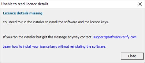 Manually Installing A Licence Without Reinstalling The Software Software Verify