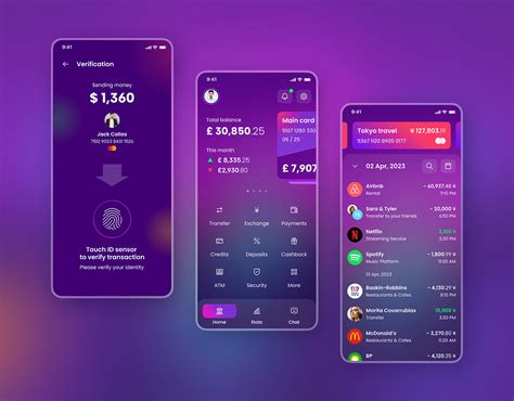 Banking App UI Design On Behance