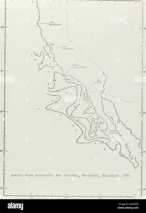 This 1970 Atlas Presents Secchi Disc Transparency Data And Forel Ule Color Codes For The Oceans