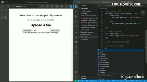 File Upload Api With Expressjs And Multer Youtube