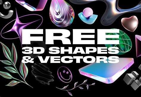 Free 3d Shapes And Vectors Design Assets Behance