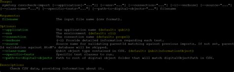 Import And Export From The Command Line Documentación Version 210