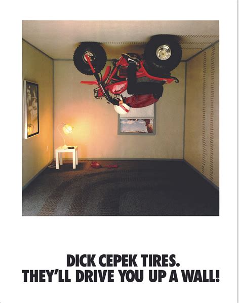Dick Cepek Atc250r Poster Blue Line Graphics
