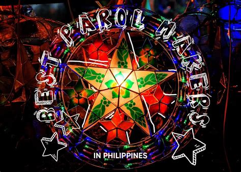 Philippine Parol Lantern San Fernando Philippines Asias Christmas