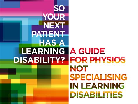 So Your Next Patient Has A Learning Disability A Guide For