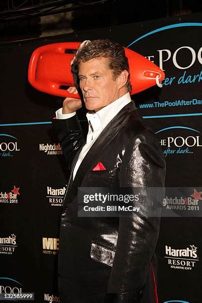 David Hasselhoff Visits The Pool At Harrahs Photos And Premium High Res Pictures Getty Images