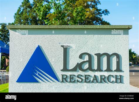 Lam Research Sign And Logo At Semiconductor Company Lam Research