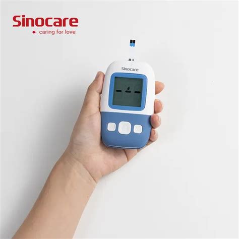 Sinocare Digital Blood Glucose Meter Monitor Portable Smart Glucometer