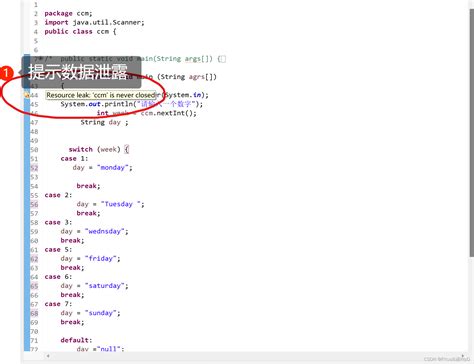 Eclipse 编译器javaresource Leak ‘‘ Is Neverresource Leak Reader