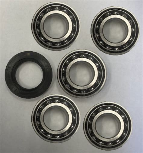 Five Angular Contact Bearings And Seal 5000 6000kit Terra Bore