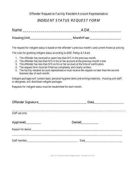 Montana Indigent Status Request Form Fill Out Sign Online And
