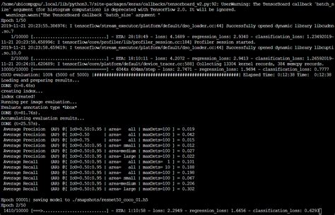 long training time · issue 1188 · fizyr keras retinanet · github