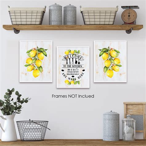Wall Art Wall Decor Prints Lemon Posters For Room