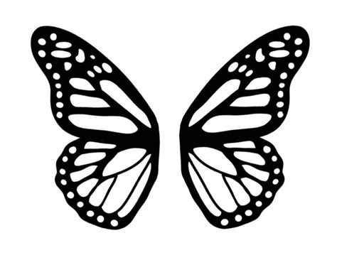 Butterfly Wings Free Printable Templates