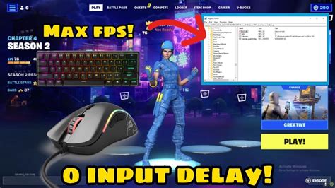 Zero Input Delay Optimization Guide Fortnite Chapter YouTube