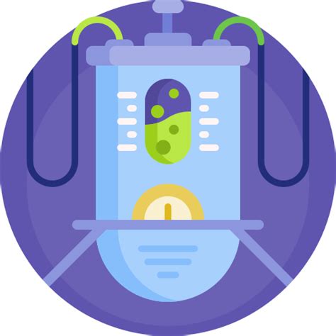 Bioreactor Detailed Flat Circular Flat Icon