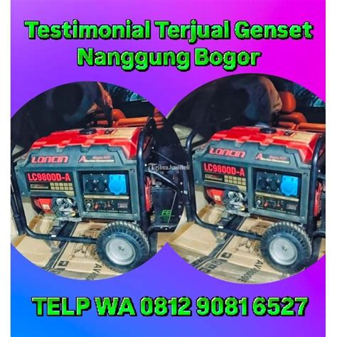 Mesin Genset 7000 Watt Second Nanggung Di Bogor Tribun Jualbeli