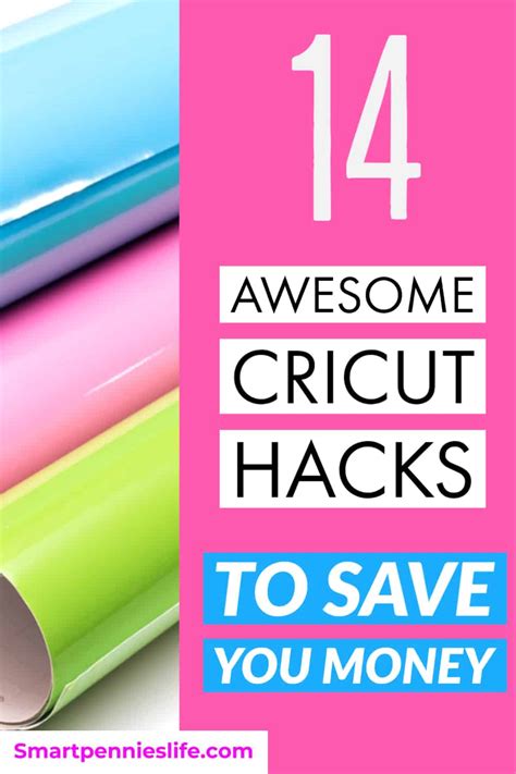 14 Amazing Genius Cricut Hacks To Save You Money SmartpenniesLife